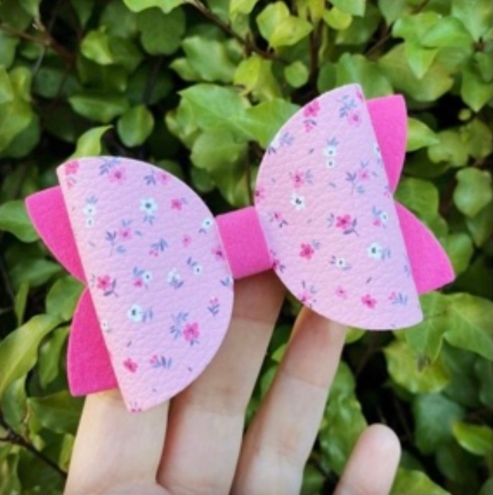 Adelyn Floral Imogen bow – Bub&Bow