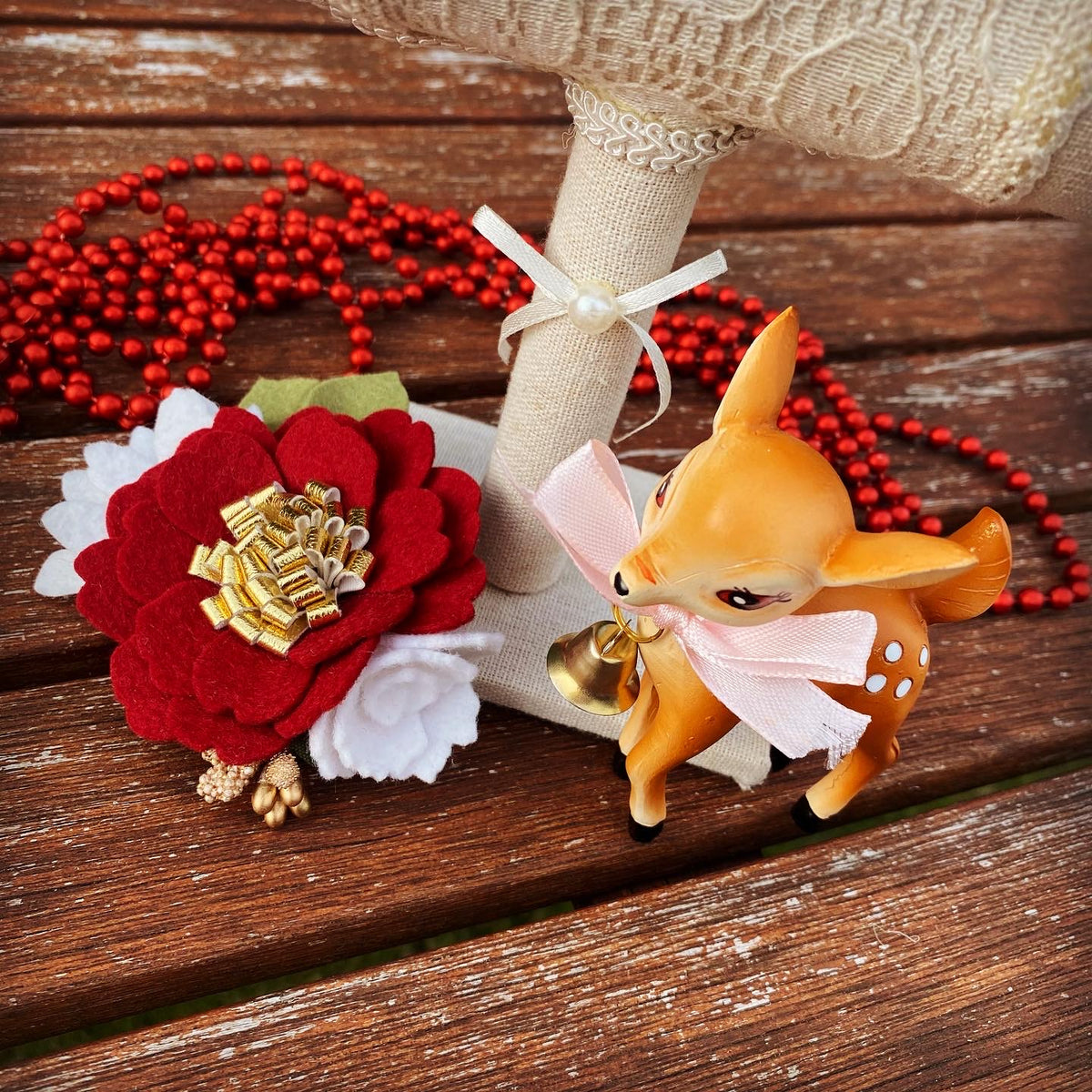 Christmas Felt Bloom – Bub&Bow